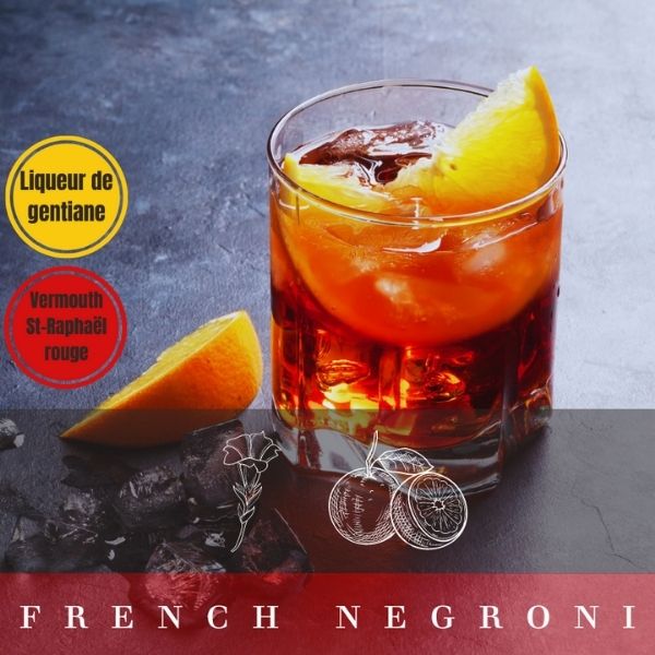 French Negroni · Cocktail de gin | LMDG – Le Marchand du Glen | LMDG