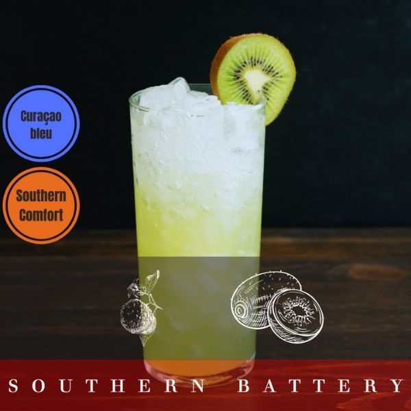 Southern Battery | Cocktail de Gin | Le Marchand du Glen