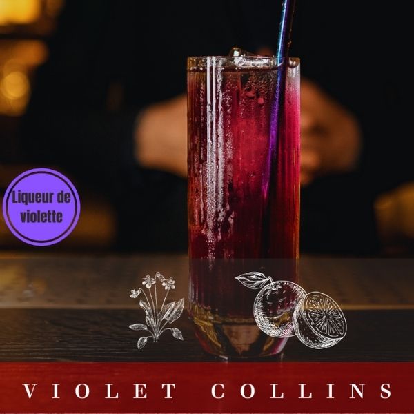 Violet Collins · Cocktail de gin | LMDG – Le Marchand du Glen | LMDG